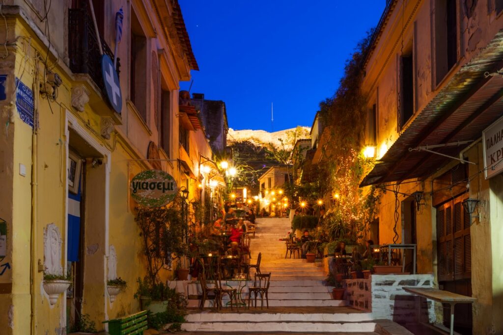 Athens by Night . - Athens Six Star Tours